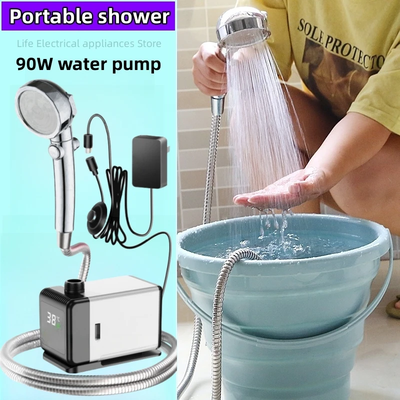 Intelligent-Temperature-Measuring-Shower-Portable-Home-Shower-Pure ...