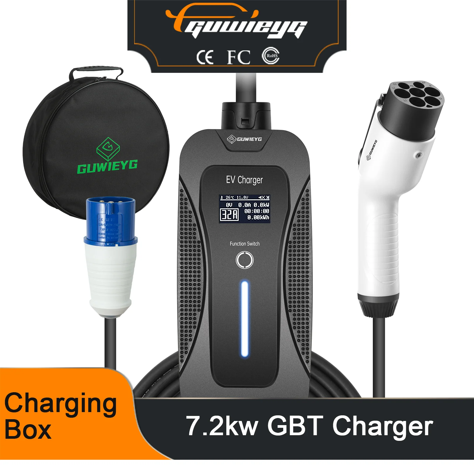 GUWIEYG-GBT-Car-Charger-16-26-32A-Single-Phase-7-2KW-With-CEE-Blue ...