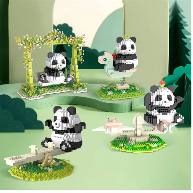 Cartoon-Cute-Panda-Building-Blocks-Toys-Creative-Series-Assembly-Panda ...