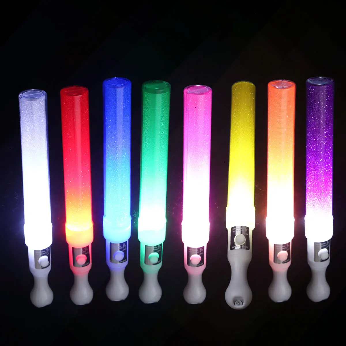LED-Glow-Sticks-RGB-LED-Cheer-Sticks-Light-Up-Cheer-Tube-Colorful ...