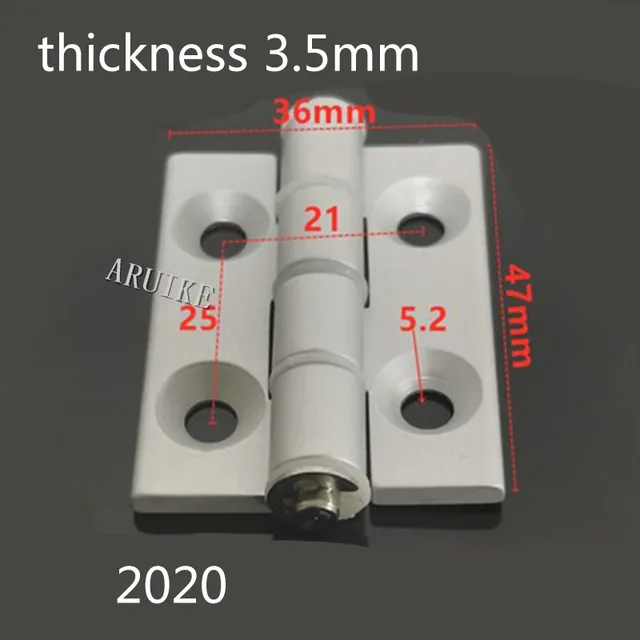 2020/3030/4040/4545/5050 Finished Aluminum Hinge Active Hinges Profile ...