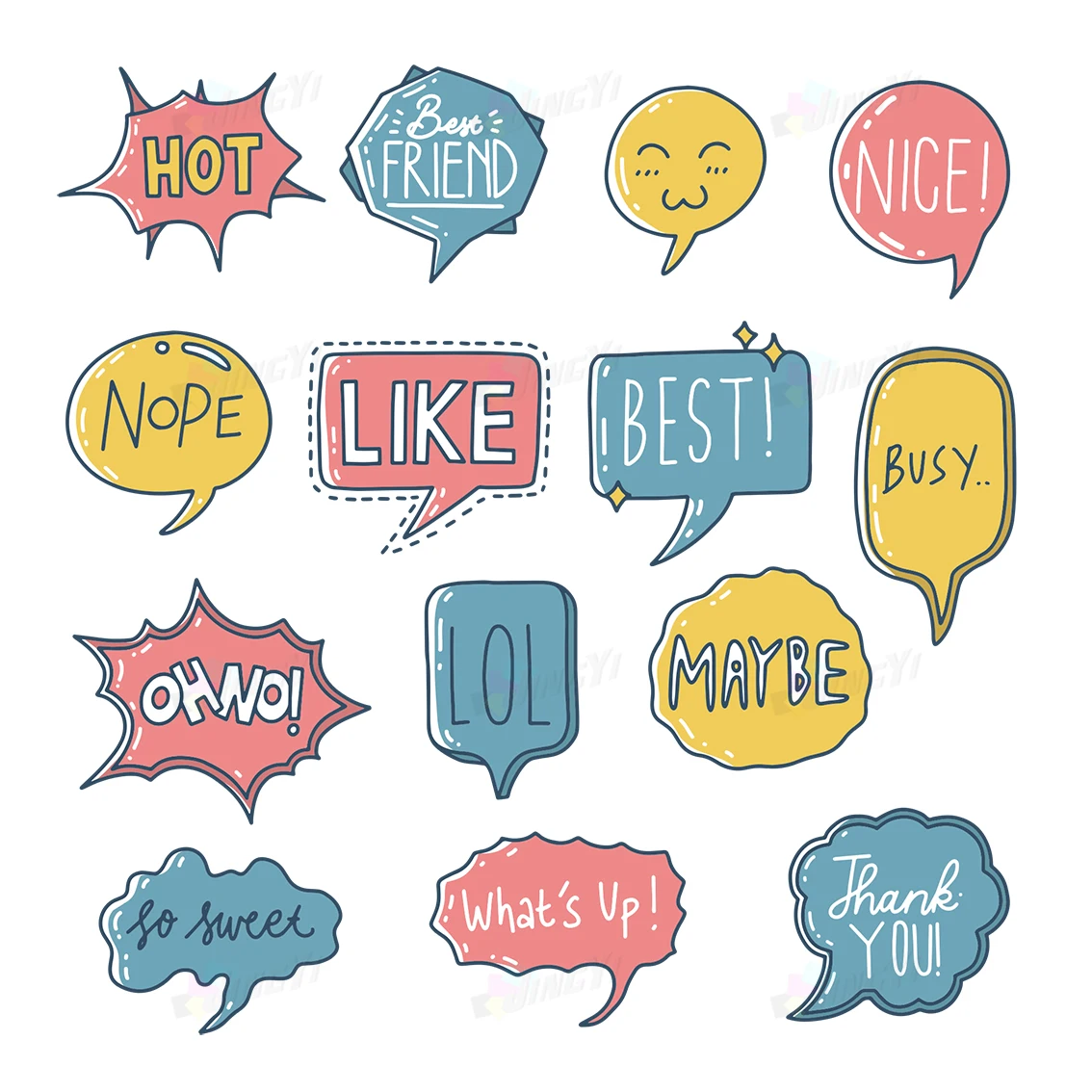 Wholesale-Photo-Booth-Props-14pcs-set-Photo-Booth-Props-One-side-Print ...