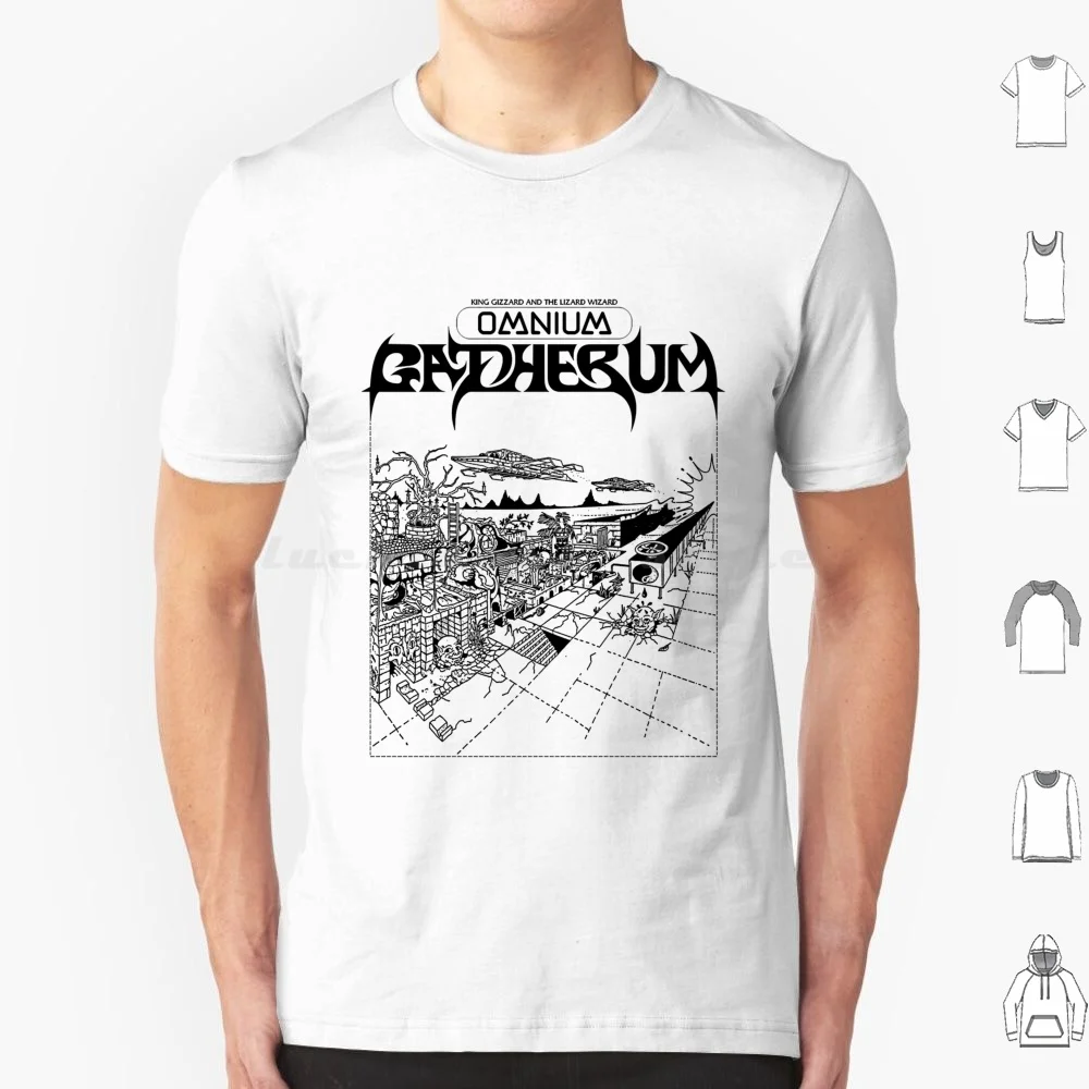 Omnium Gatherum-King Gizzard And The Lizard Wizard T Shirt Big Size 100 ...