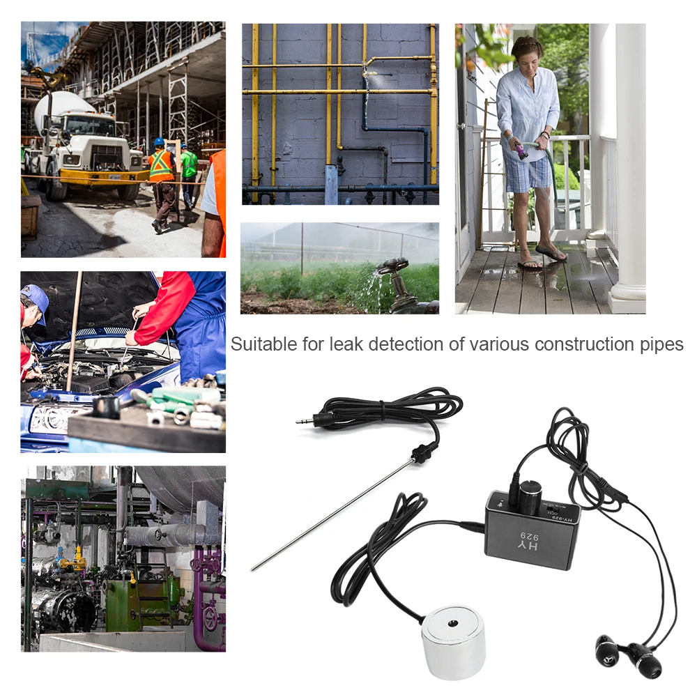 Water-Pipe-Leak-Detector-Sensor-with-Dual-Probes-Earphone-High ...