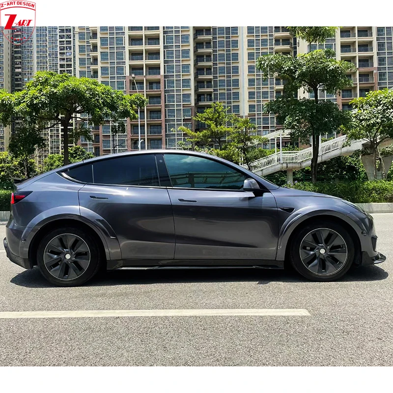 Z-ART Model Y Wide Body Kit for Model Y Carbon Fiber Aerokit for Tesla ...