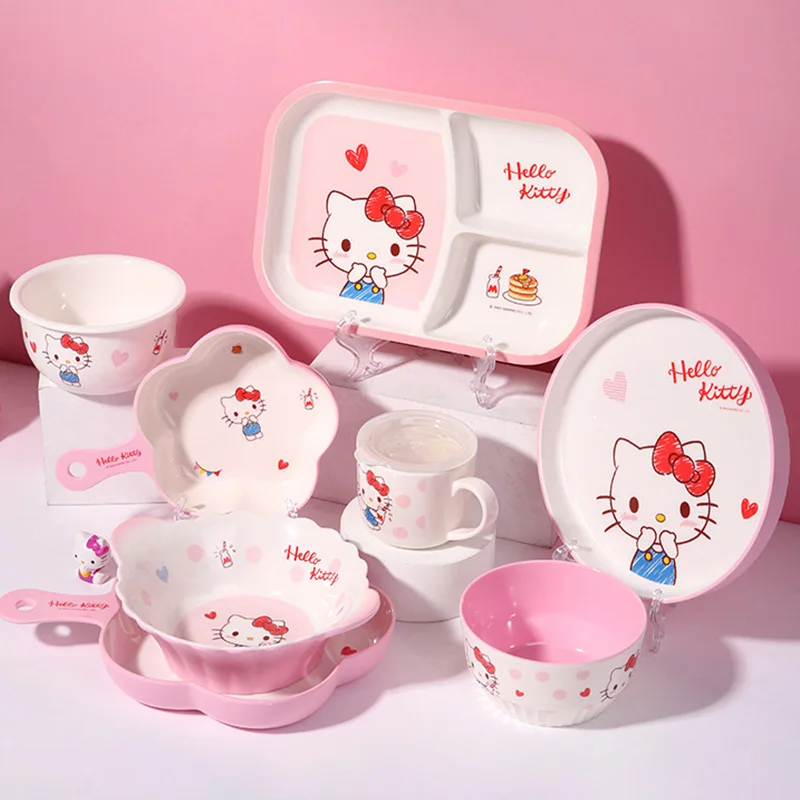Hello-Kitty-Conjunto-de-Lou-a-para-Crian-as-Desenhos-Animados-Dom ...