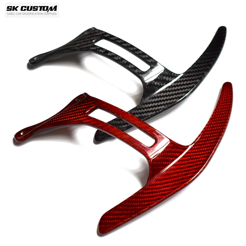 SK-Personalizado-Real-Fibra-de-Carbono-Volante-Paddle-Shifter-Car ...