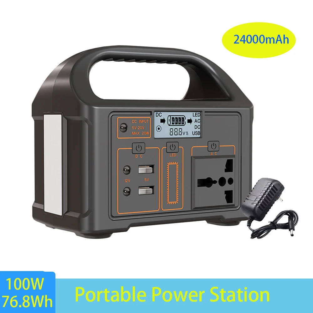 Portable-Power-Station-100W-24000mAh-Mobile-Power-Supply-Solar ...