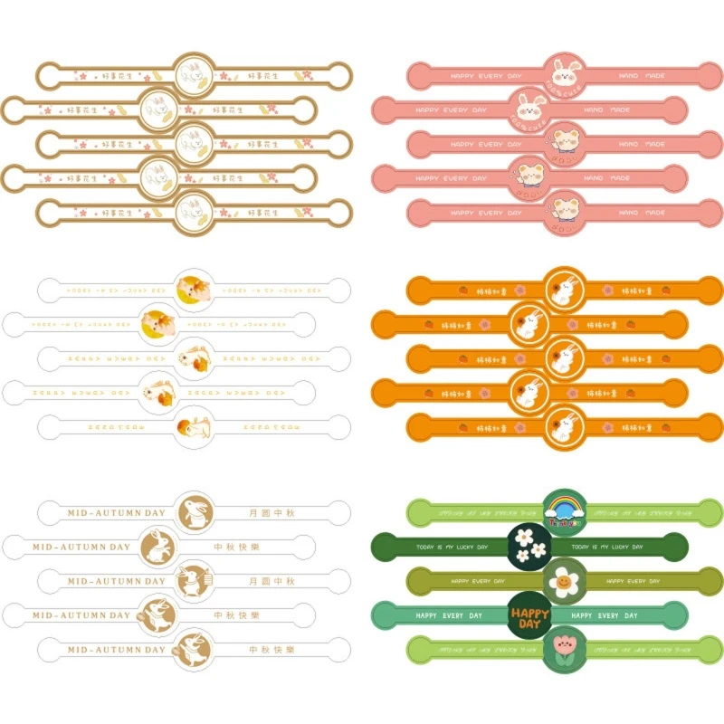 20-Sheets-Long-Handmade-Mid-Autumn-Festival-Mooncakes-Packaging-Sealing ...