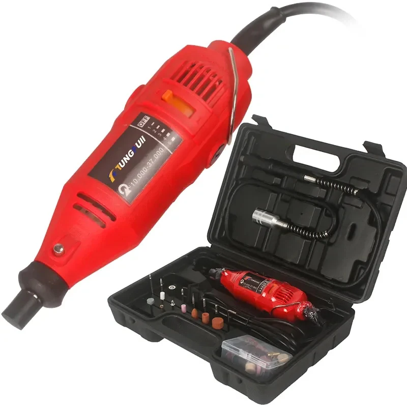 220V-Electric-Dremel-Mini-Electric-Drill-With-Dremel-Accessories ...