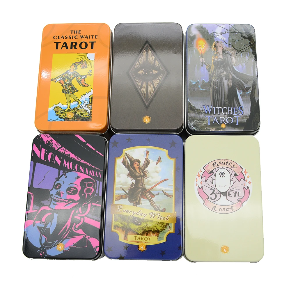Waite Metal Box Rider Tarot 10*6cm Multiplayer Entertainment Family ...
