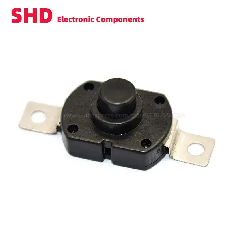10PCS-Push-Button-Switch-1712KD-30V-1A-Flashlight-Switch-LOCK-17-12-9 ...