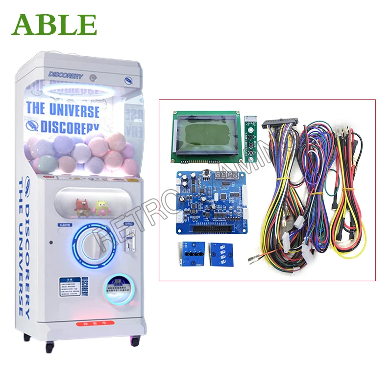 Arcade-Capsule-Machine-DIY-Kit-for-Coin-Operated-Toys-Vending-Cabinet ...