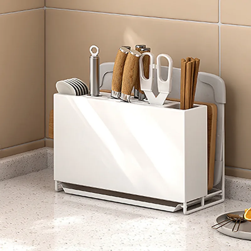 Kitchen-Knife-Rack-Free-Installation-Countertop-Multifunctional ...