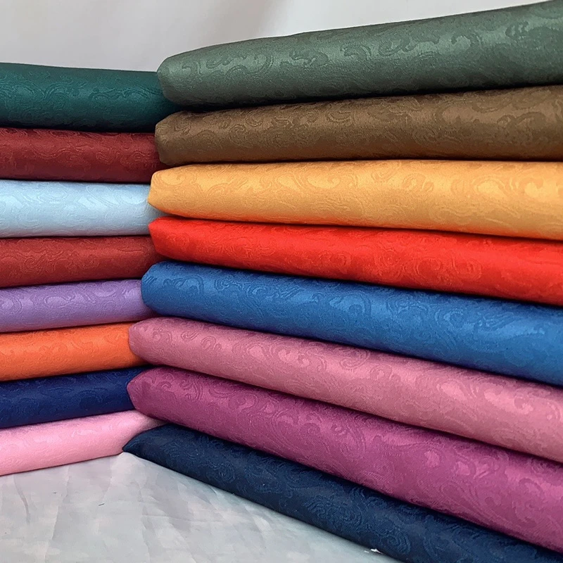 Jacquard Fabric By The Meter For Dresses Cheongsam Hanfu Sewing Opaque ...