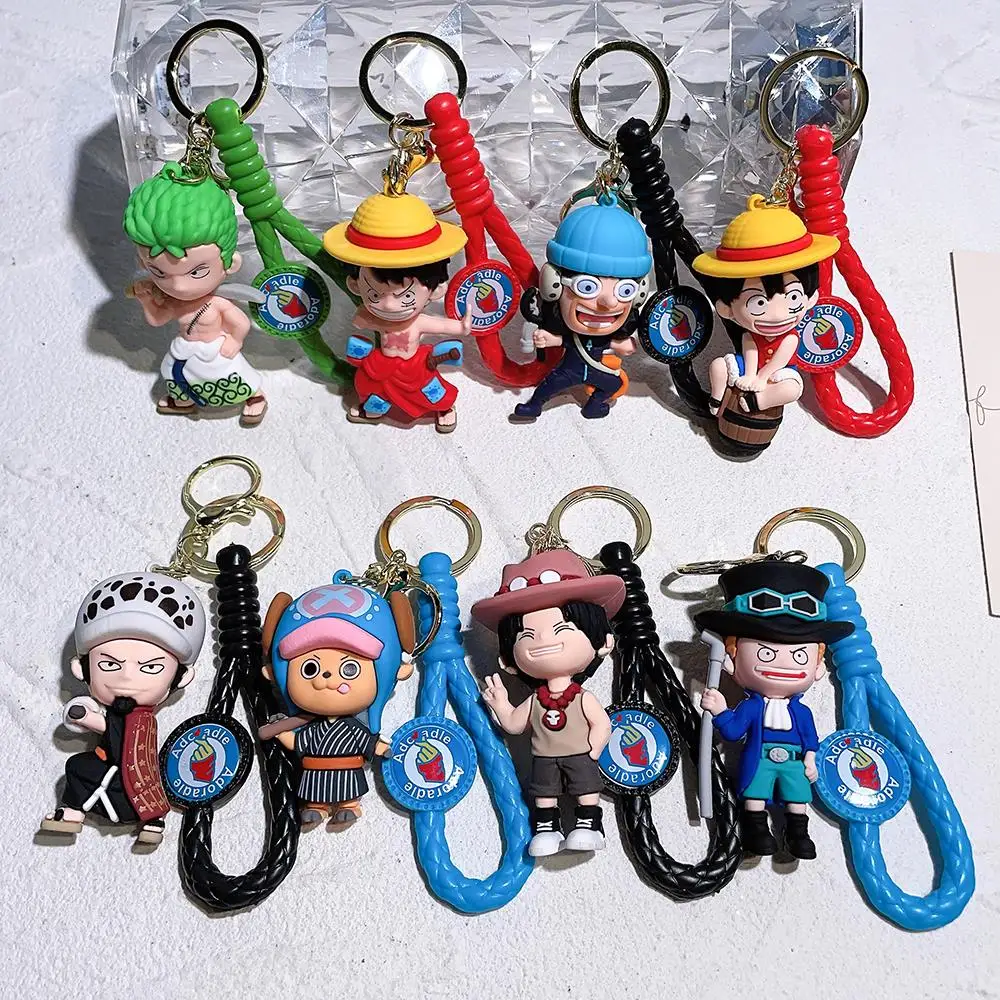 One-Piece-Keychains-Anime-Monkey-D-Luffy-Tony-Chopper-Roronoa-Zoro ...