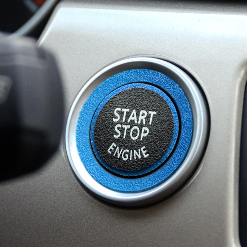 Alcantara-For-BMW-E90-G20-F20-F30-F10-E60-Car-Engine-Start-Stop-Button ...