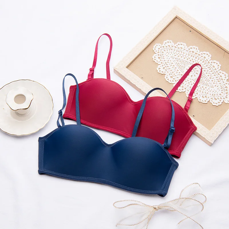 Women-s-Underwear-Women-Invisible-Bra-Strapless-Bralette-1-2-Cup-Female ...