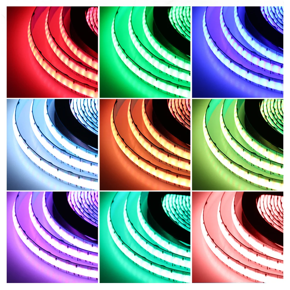 Soft-Flexible-COB-rgb-Tape-Dimmable-Colorful-24V-12V-810-840LEDs-m-RGB ...