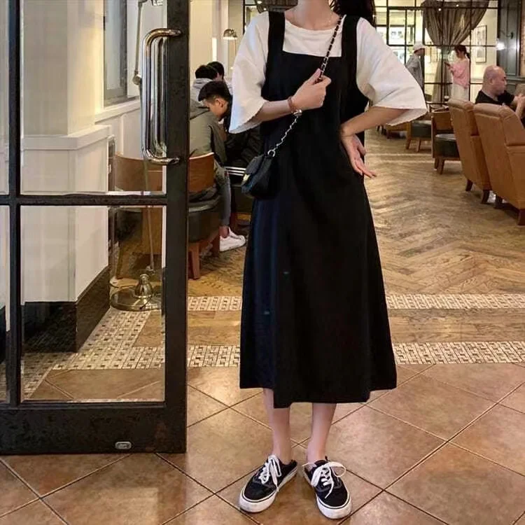 Summer-Loose-Pregnant-Women-Dress-Suits-Preppy-Style-Maternity-Clothes ...