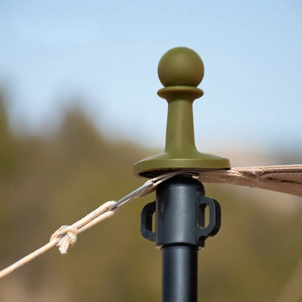 4Pcs-Lightning-Proof-Cap-Camping-Tent-Pole-Awning-Rod-Support-Bar-Anti ...