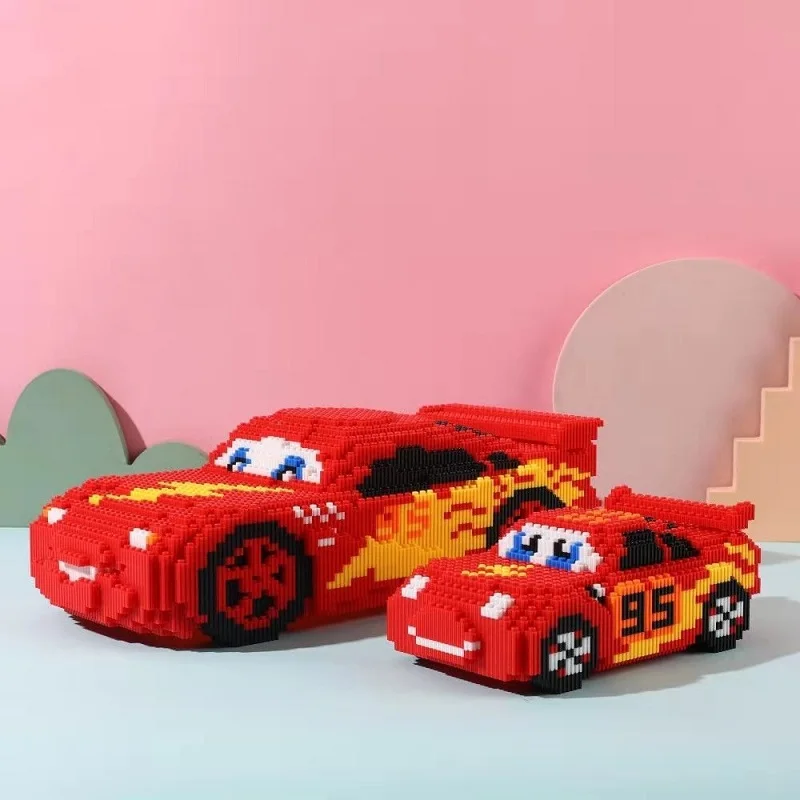 Disney-Cartoon-Pixar-Cars-3-Blocos-de-Constru-o-Diamante-Rel-mpago ...
