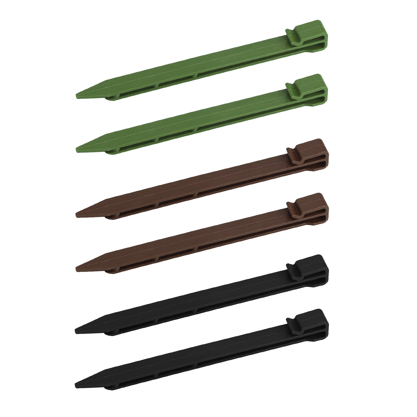 10Pcs-Garden-Stakes-Plastic-Ground-Pegs-for-Holding-Down-the-Tents-Lawn ...