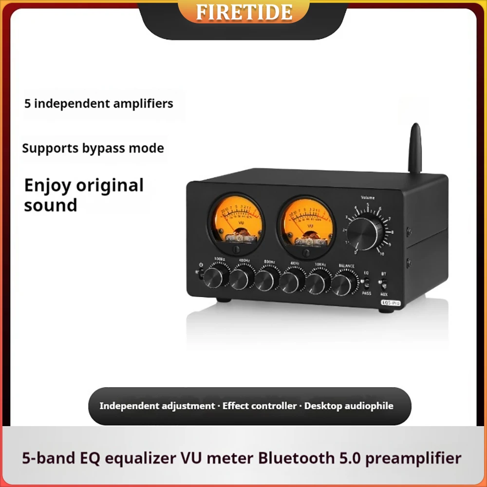 EQ5 / EQ5 PRO Mini 5-Band EQ Equalizer with Bluetooth Receiver 3.5mm ...
