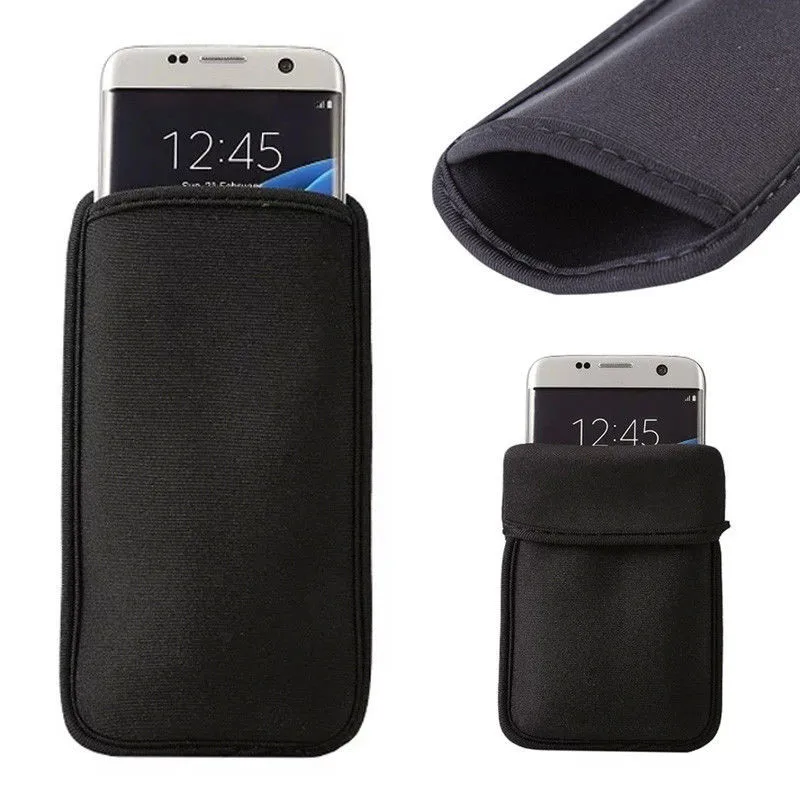 Neoprene Phone Pouch for Samsung S22 S21 S20 S10 S9 Note 10 Plus 9 Note ...
