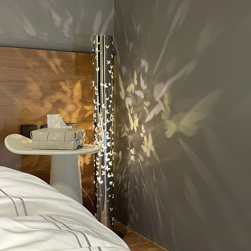 Qf-Fine-Grinding-Electroplating-Butterfly-Floor-Lamp-Living-Room ...