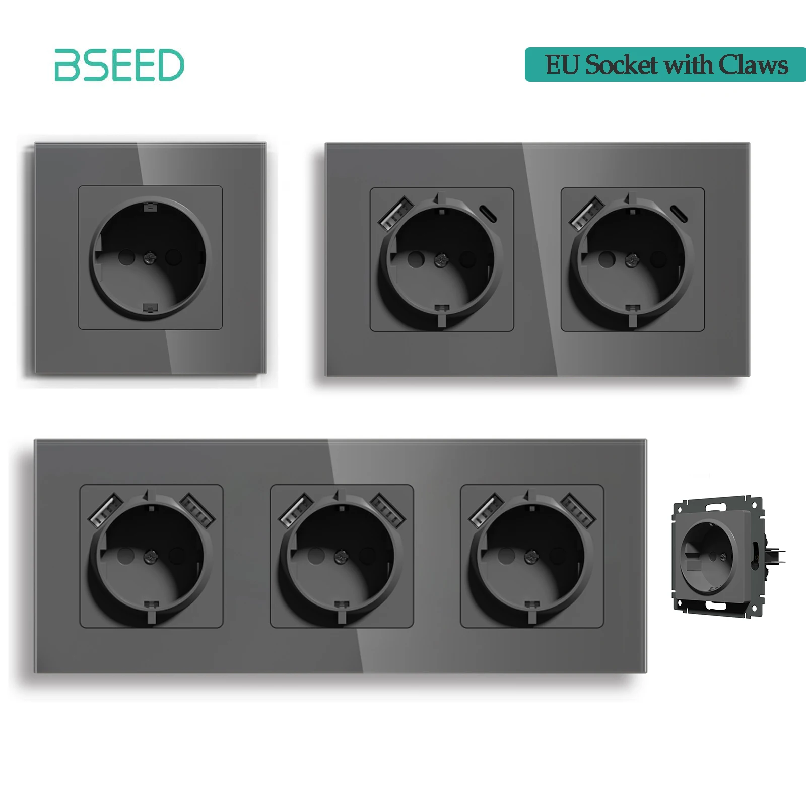 BSEED-Single-Type-C-USB-Socket-Double-Wall-Electrical-Sockets-Triple ...
