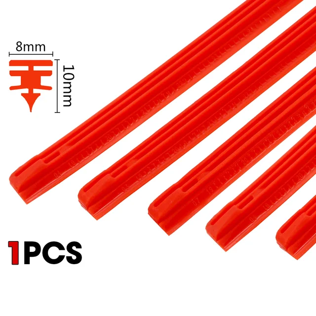 1 PCS Car Wiper Blade 8mm Silica Gel Silicon Refill Strips for Hybrid ...