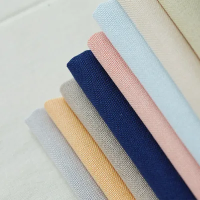 16CT-sky-blue-black-earth-linen-Aida-cloth-cross-stitch-fabric-canvas-DIY-handcraft-supplies ...