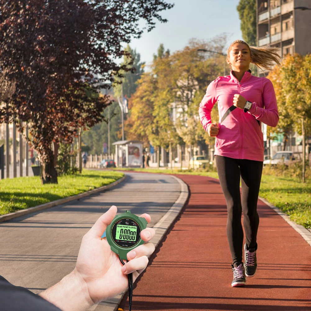 Digitális Stopper Kézi Lcd Stopwatch Professzionális Képzés Időzítő ...