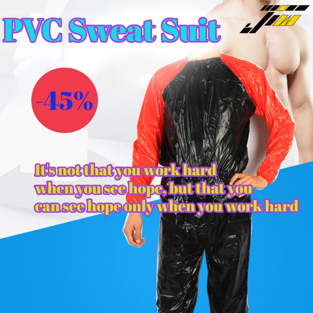 Heavy-Duty-Fitness-Sauna-Suit-Weight-Loss-Exercise-Gym-Home-Running ...