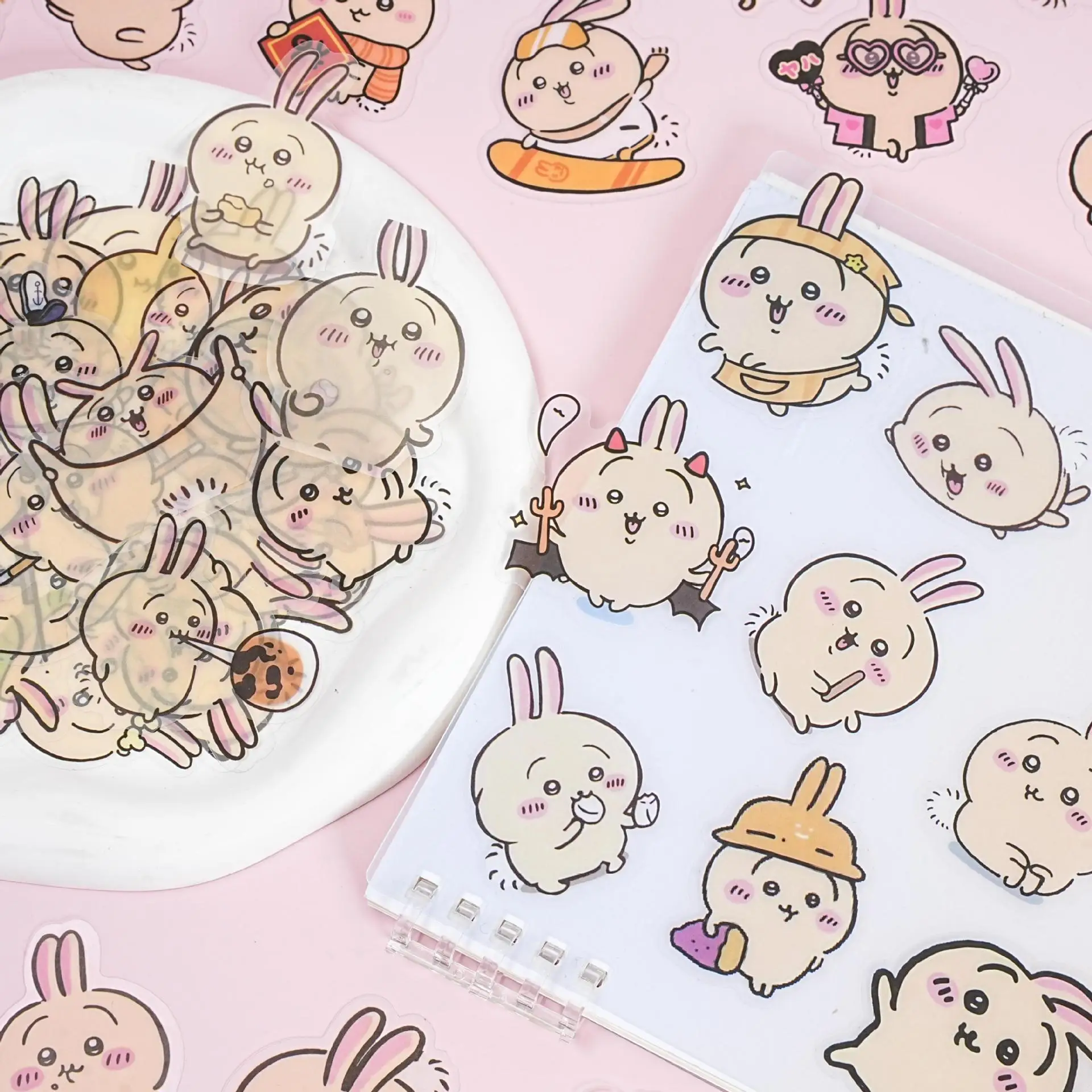 Chiikawa Transparent Stickers for Decoration on Luggage or Handbook ...