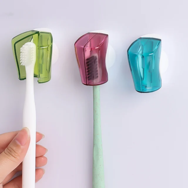 Suction Cup Toothbrush Holder Protector Case - Made Minimal