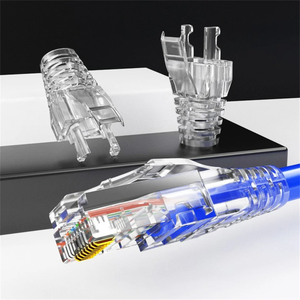 Patio Driveway Cleaning Tools CableCreation RJ45 Ethernet Cable Strain Relief Boots - 50-Pack ...