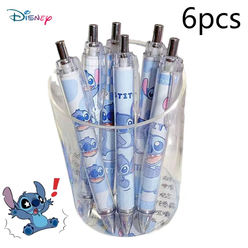 Disney-Stylo gel point de dessin animé, stylo signature à encre noire ...