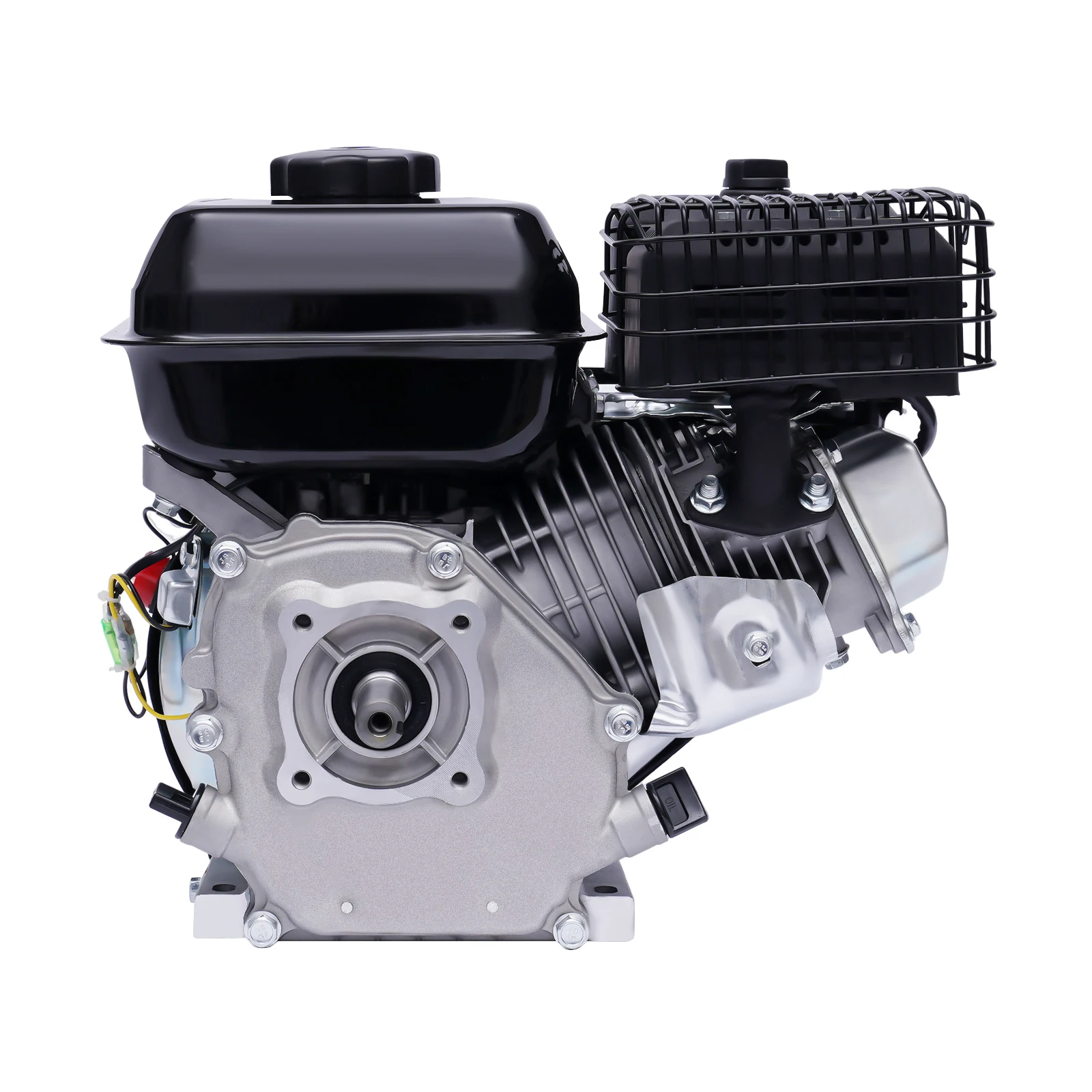 Benzinmotor-7-5-PS-5-1-kW-Standmotor-Kartmotor-Motor-4-Takt-1-Zylinder ...