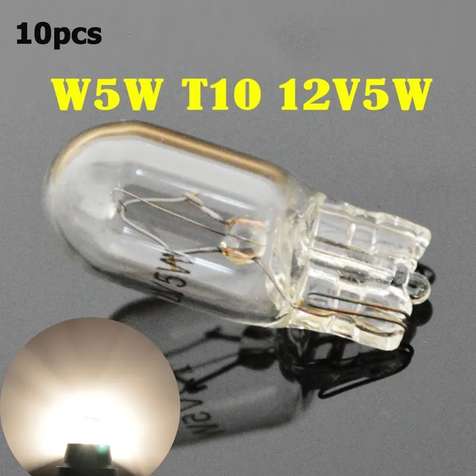 T10 Bulb License Plate Bulb 20 Pcs T10 194 168 W5W 2825 COB LED License ...