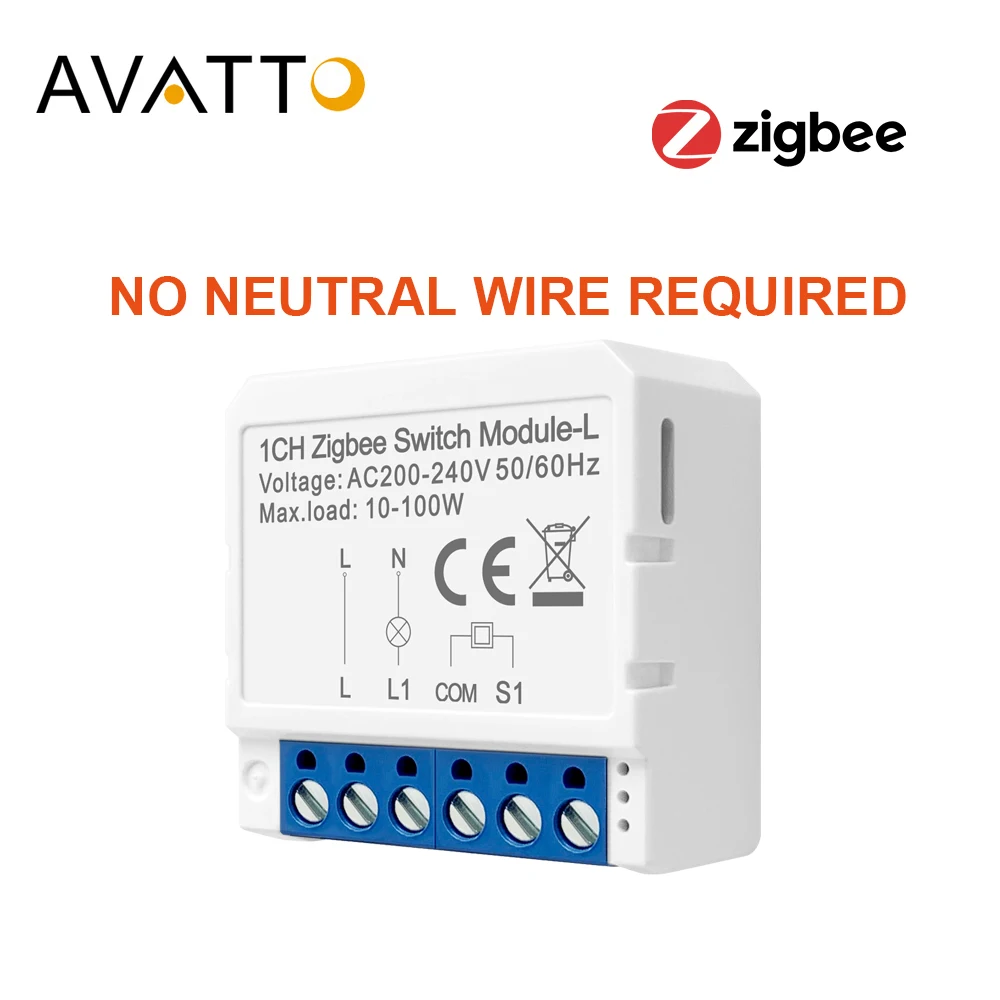 AVATTO-1-2-3-Gang-Tuya-Zigbee-Light-Switch-Module-No-Neutral-Wire-2-Way ...