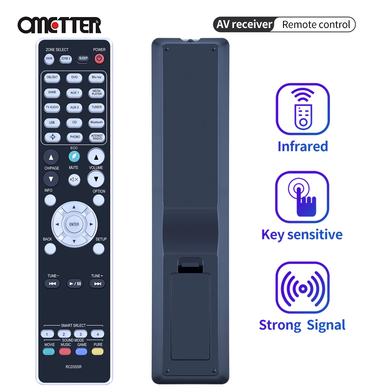 RC035SR-Replace-Remote-Control-Fit-for-Marantz-Stereo-AV-Receiver ...