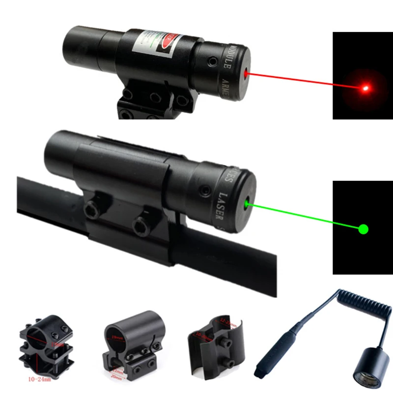 Red-Green-Dot-Laser-Sight-Scope-Laser-With-Mount-For-Pistol-Picatinny ...
