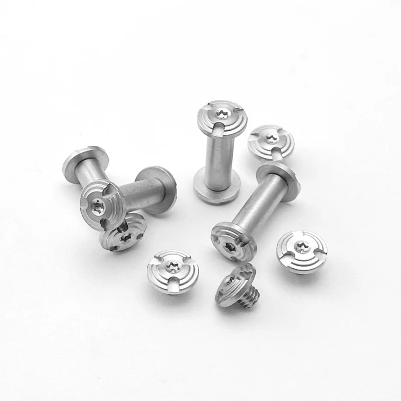 10-Sets-416-Stainless-Steel-5MM-Hole-CNC-Knife-Handle-Lock-Screws-M4 ...