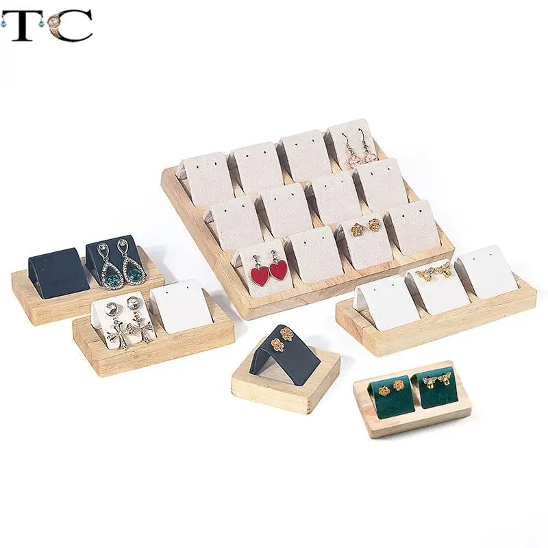 Jewelry Tray Earring Holders | Display Earring Holder Wood - Jewelry ...