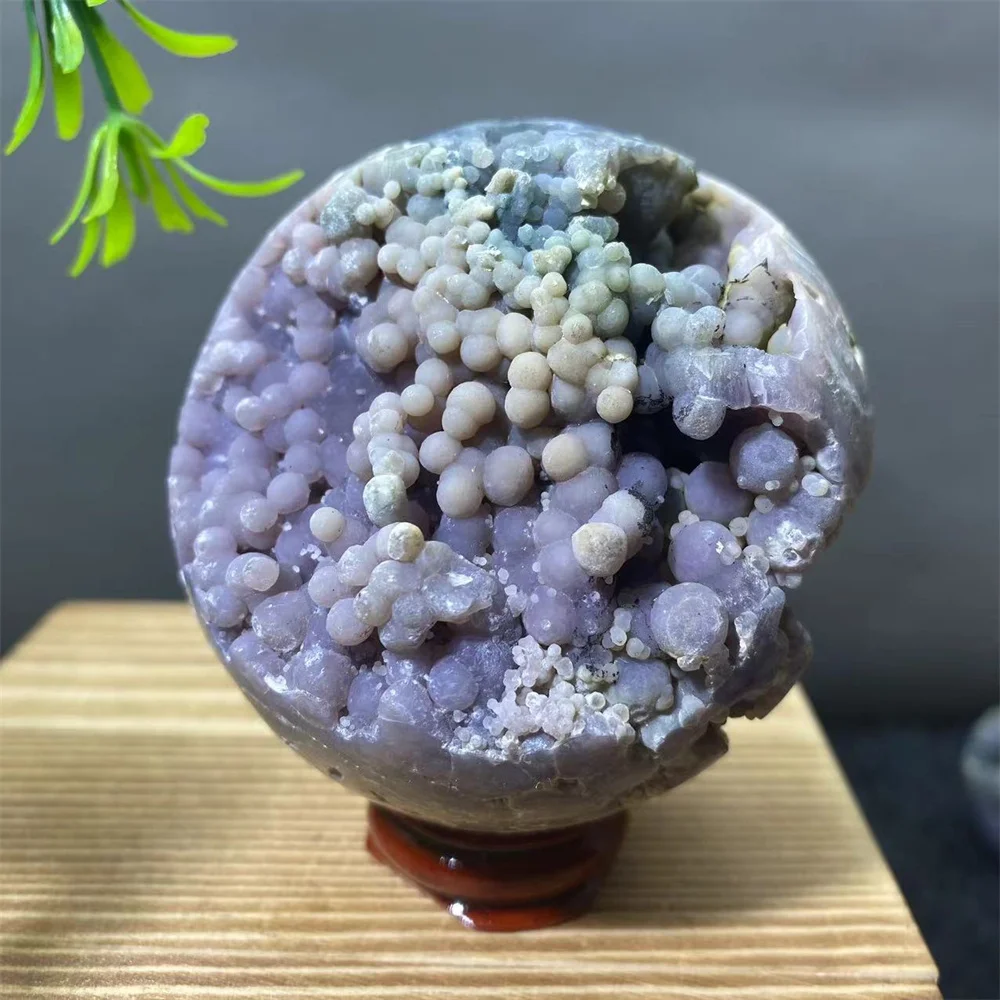 Stone Natural Grapes Agate Crystal Quartz Ball Home Decoration Gifts ...