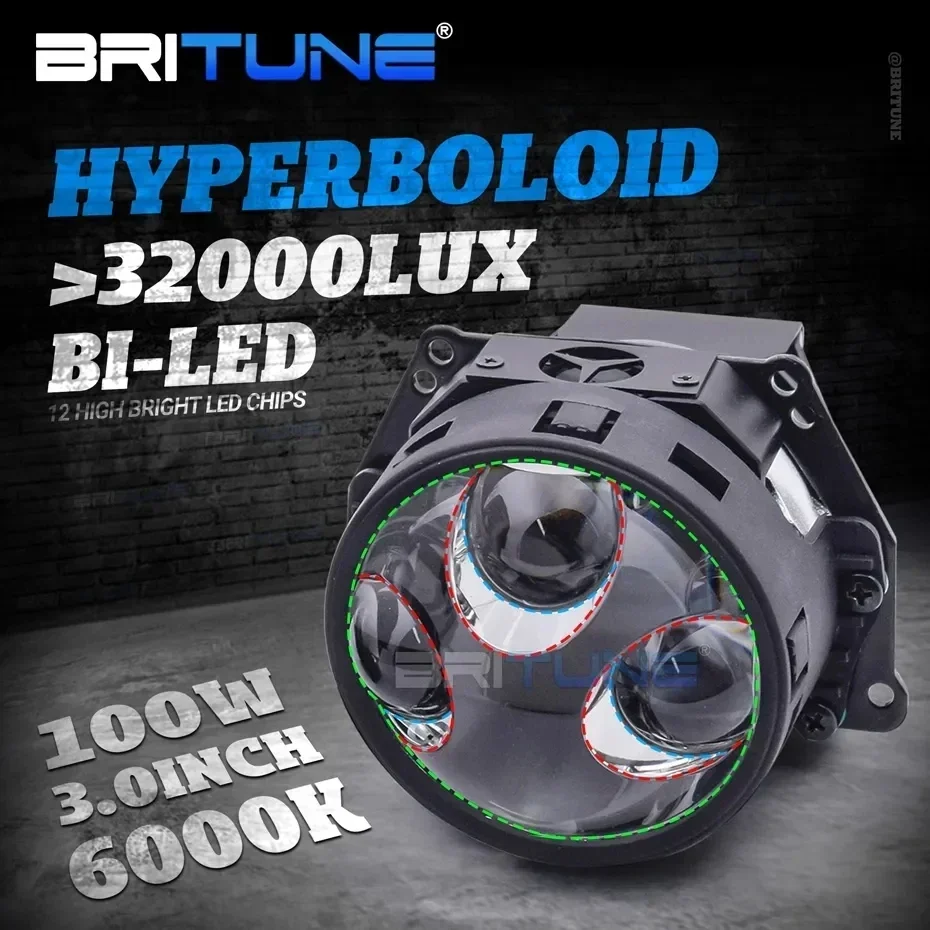 65W-Bi-LED-Lens-Headlight-Projector-for-Hella-G5-3R-Automotive-6000K ...