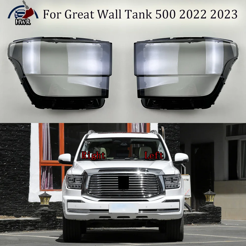 For-Great-Wall-Tank-500-2022-2023-Headlamp-Lamp-Shell-Headlight-Cover ...