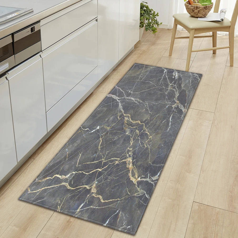 Customized Marble Kitchen Mat Hallway Entrance Doormat Living Room ...